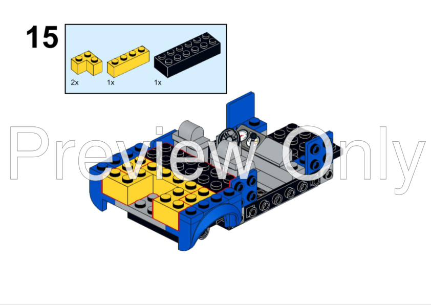 Lego Moc Amc Javelin Blue By Ibrickeditup Rebrickable Build With Lego