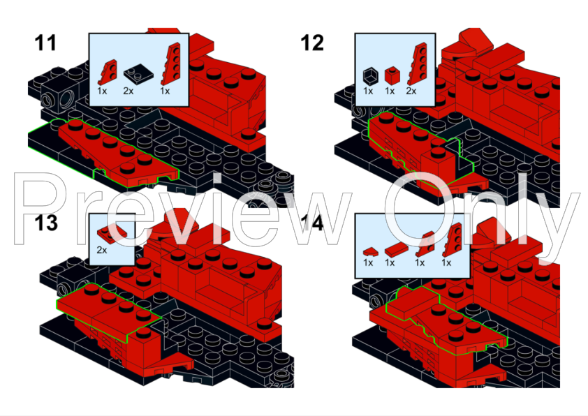 LEGO MOC Ferrari F2004/F2004M by The8StudGuy | Rebrickable - Build with ...