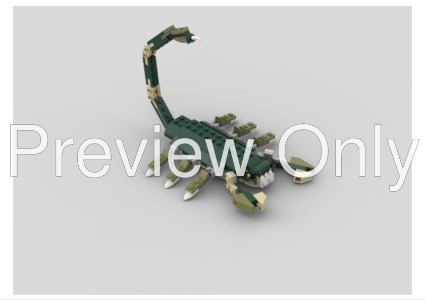 LEGO MOC Scorpion, Alternate build from 31121 Crocodile by Hiratotis ...