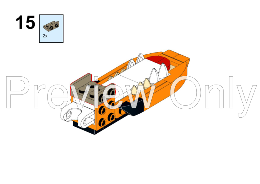 LEGO MOC Crocodile 31129 Alternative Build by gabizon | Rebrickable ...