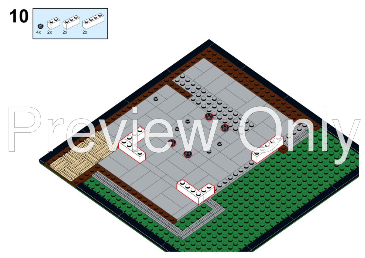 Lego Moc Double Helix House By Fanpeixi Rebrickable Build With Lego