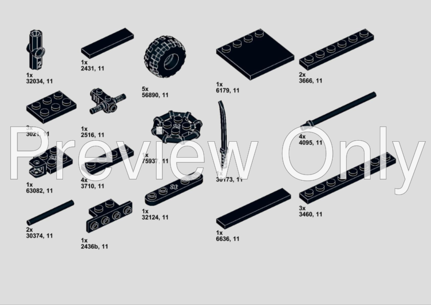 LEGO MOC Bullpup ACV by Somerslego | Rebrickable - Build with LEGO