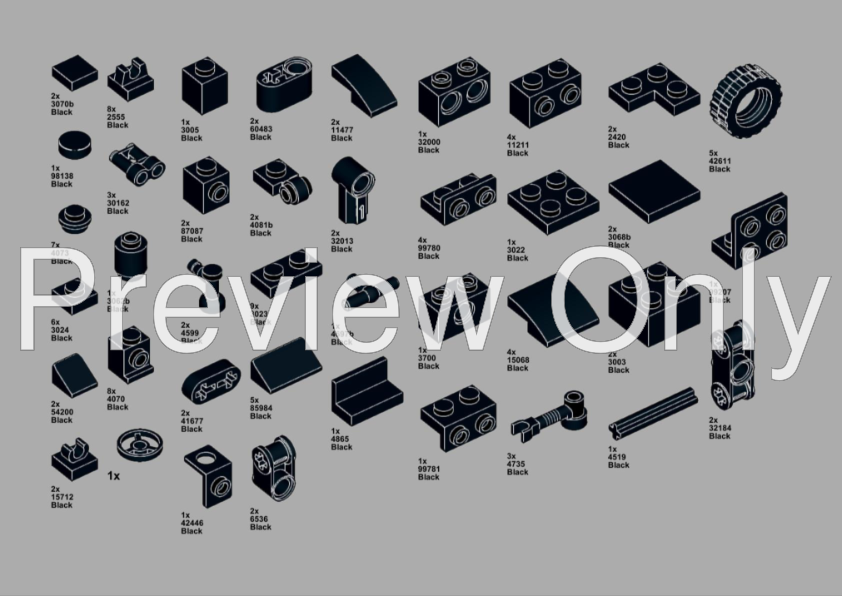 LEGO MOC Old Bullpup ACV by Somerslego | Rebrickable - Build with LEGO