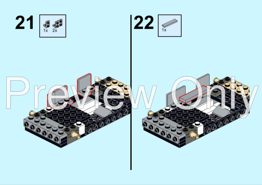 LEGO MOC Porsche Mission R by SinisterCars | Rebrickable - Build with LEGO