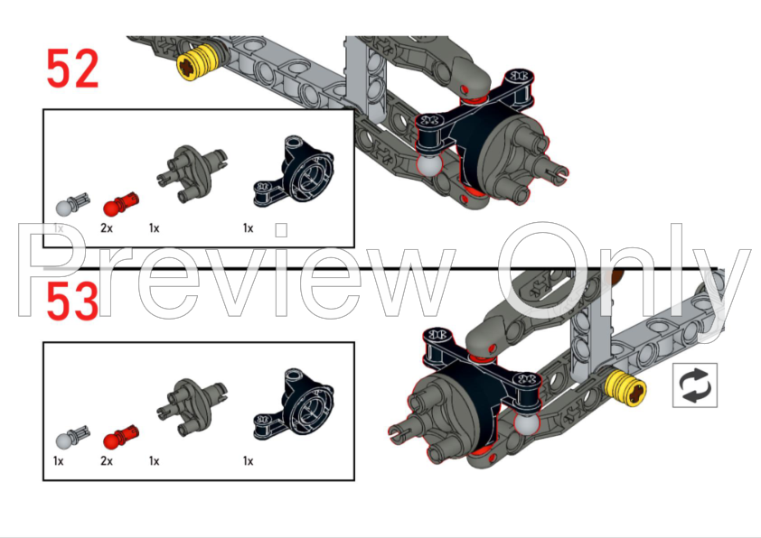 LEGO MOC 42096 B-model GOLFCAR by Roelofs Creations | Rebrickable ...