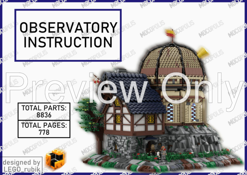 LEGO MOC Modular Medieval Observatory by MOCOPOLIS | Rebrickable ...