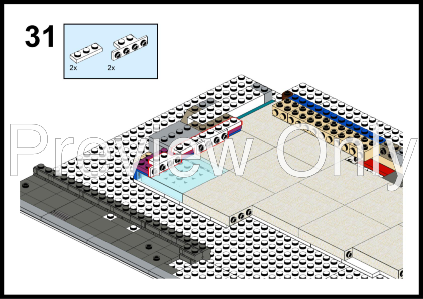 Lego Moc Modular Ice Rink By Legofan21 Rebrickable Build With Lego