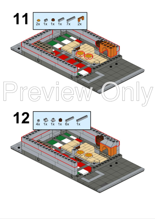 LEGO MOC Small Appartment House by Der Noppenbotschafter | Rebrickable ...
