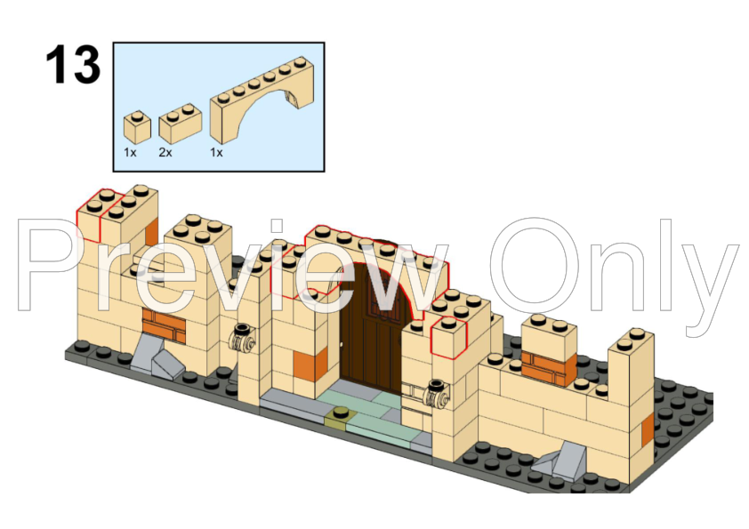 LEGO MOC Clock Tower 2019 exterior design/2022 interior space by ...