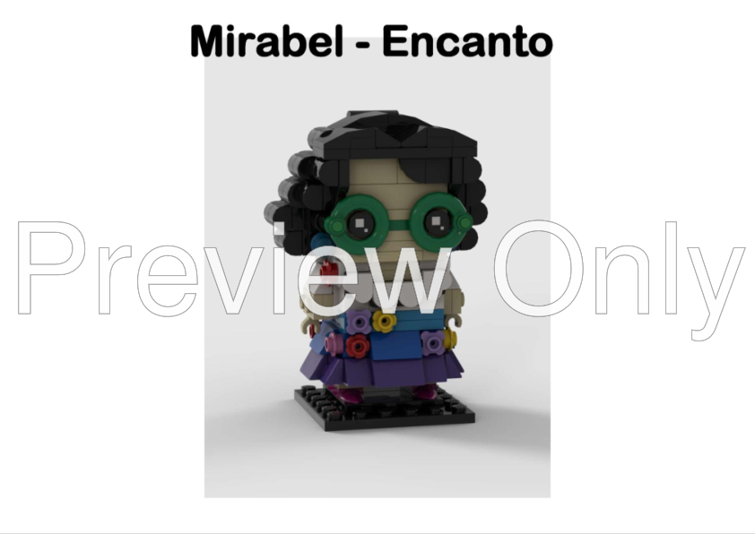 LEGO MOC Mirabel from Encanto by thebricknurse | Rebrickable - Build ...