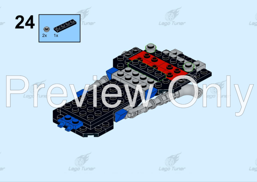 LEGO MOC V8 Hot Rod by TheBoostedBrick | Rebrickable - Build with LEGO