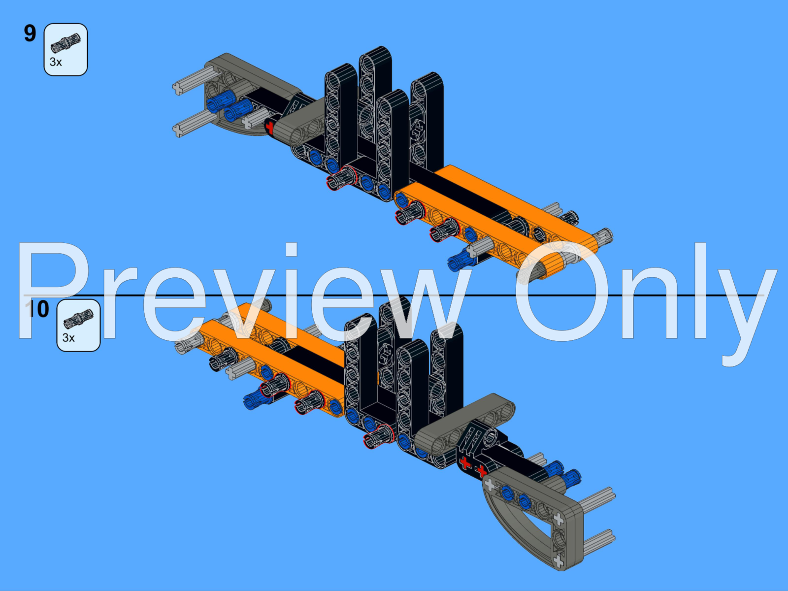 LEGO MOC Amazone UX 11201 trailed sprayer for Lego 42136 John Deere ...