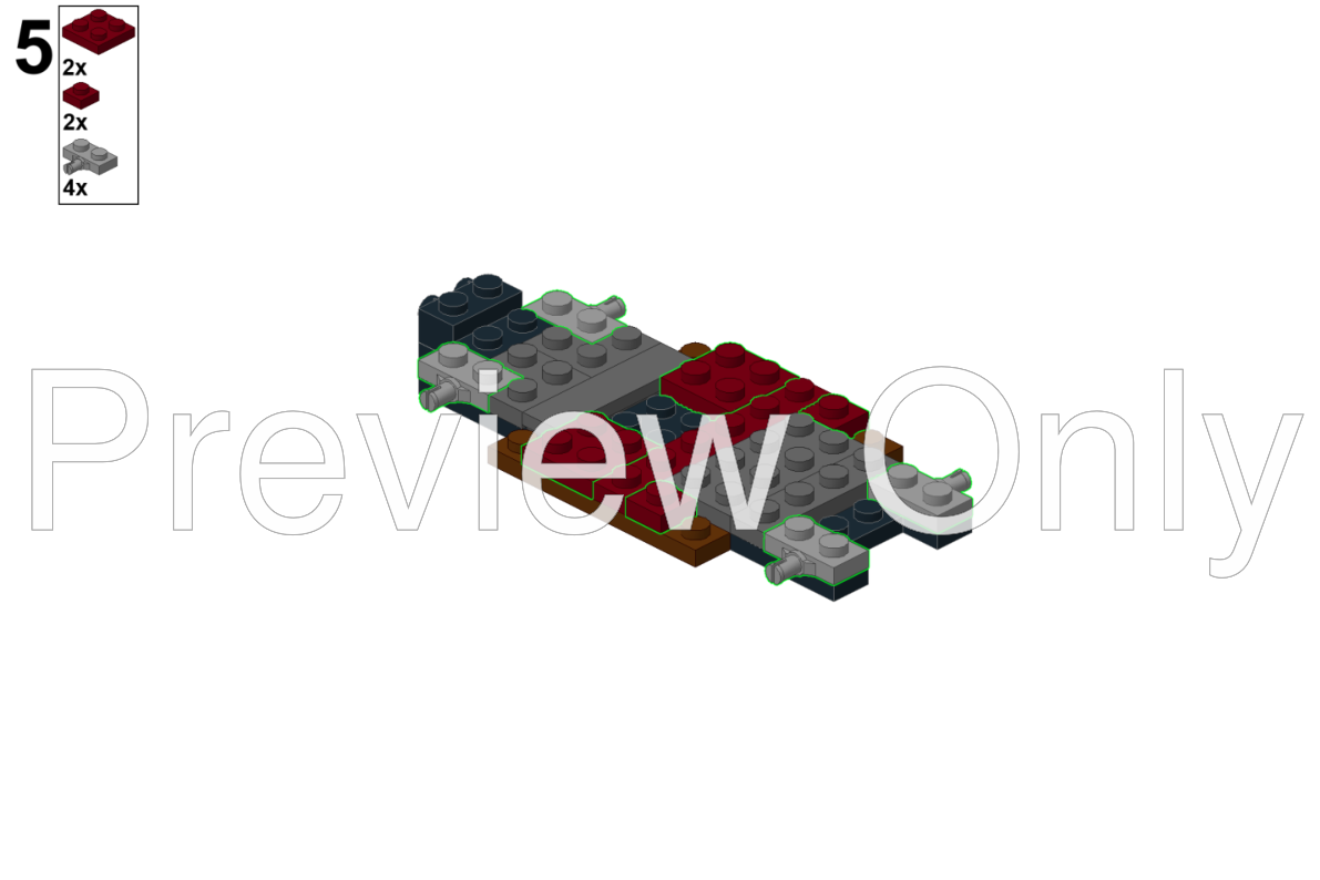 LEGO MOC Chevrolet Bel Air 1955 by BrickAtive | Rebrickable - Build ...