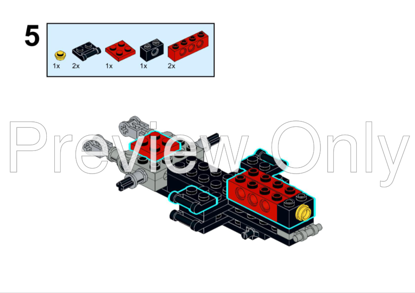 LEGO MOC Steyr Tractor Traktor by ksiegl | Rebrickable - Build with LEGO