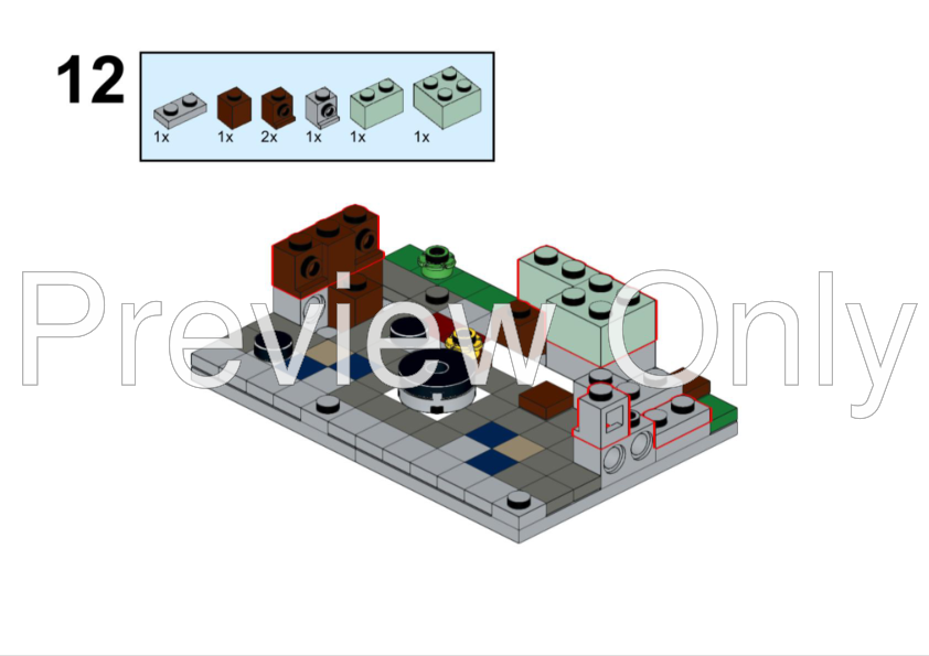 Lego Moc Mini Modular Buildings The Set Of 18 To Jan 2023 By