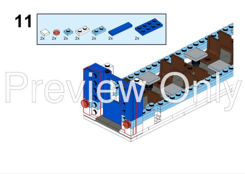 Lego Moc Db Interregio Personenwagen 8w By Dynabrixx Rebrickable