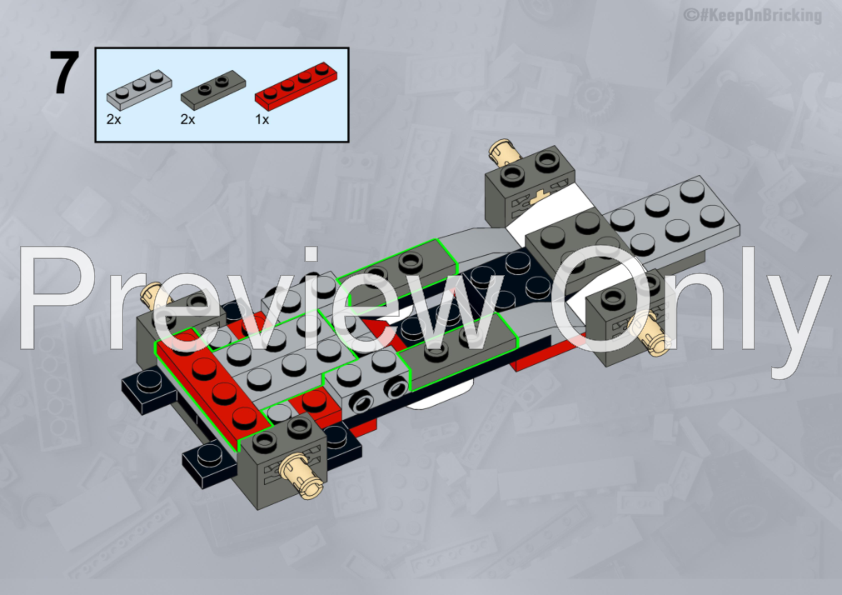 LEGO MOC 76906 Racerrarri by Keep On Bricking | Rebrickable - Build ...