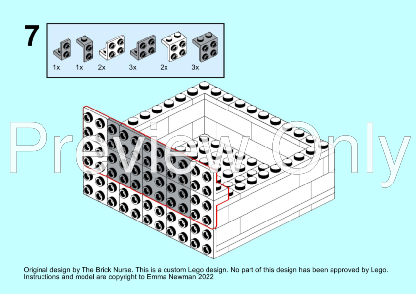 LEGO MOC White Brick Vase by thebricknurse | Rebrickable - Build with LEGO
