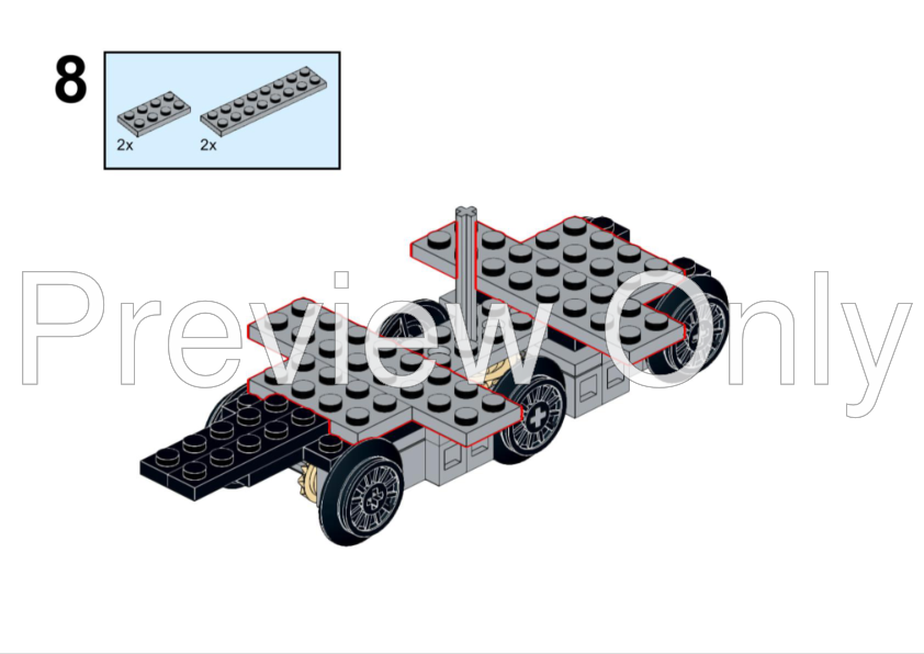 LEGO MOC Union Pacific GE 8500 GTEL by jepaz | Rebrickable - Build with ...