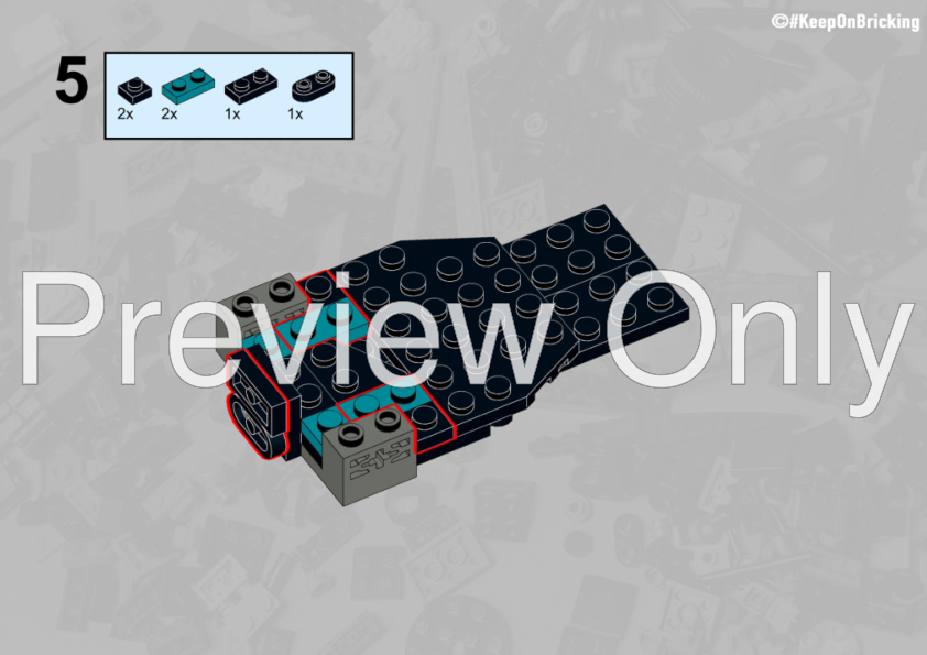 LEGO MOC 76909 Black Rod by Keep On Bricking | Rebrickable - Build with ...