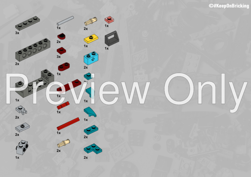 LEGO MOC 76909 Black Rod by Keep On Bricking | Rebrickable - Build with ...