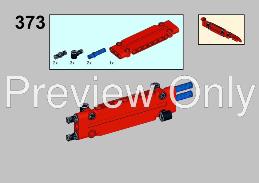 LEGO MOC 1:17 Red Combine Harvester with Leveling System by Mani91 ...