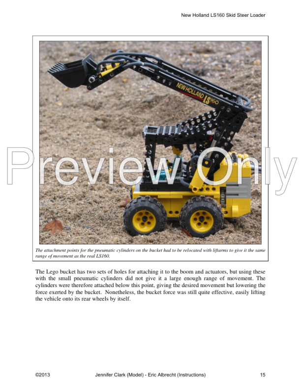 LEGO MOC Skid Steer Loader (Pneumatic Bobcat) by endorka | Rebrickable ...