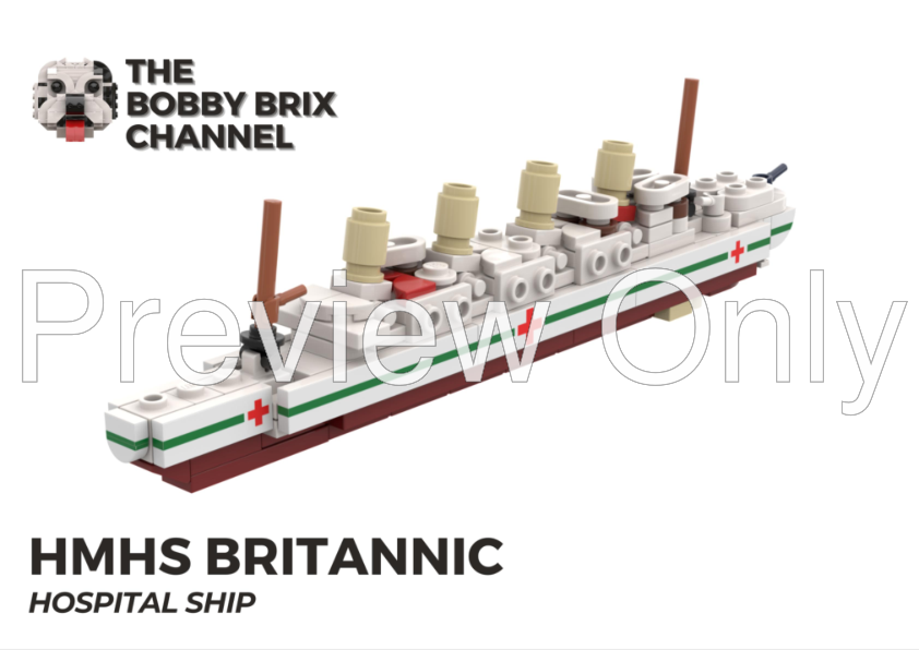 LEGO MOC-106807 HMHS Britannic by The Bobby Brix Channel | Rebrickable ...