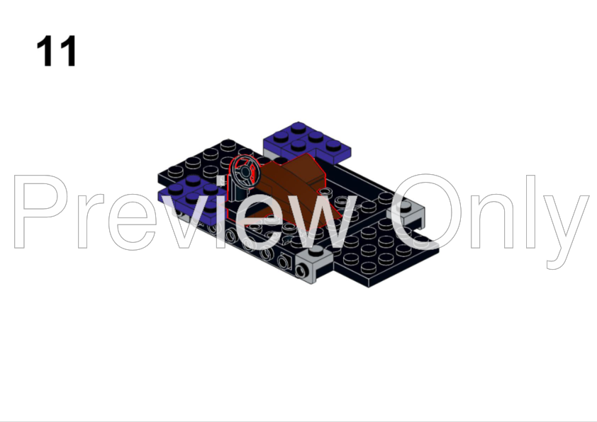 LEGO MOC Underdog Gremlin - Dark Purple by IBrickedItUp | Rebrickable ...