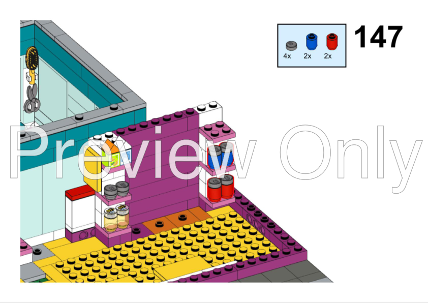 LEGO MOC Friends Street Modular by KTBrickworks | Rebrickable - Build ...