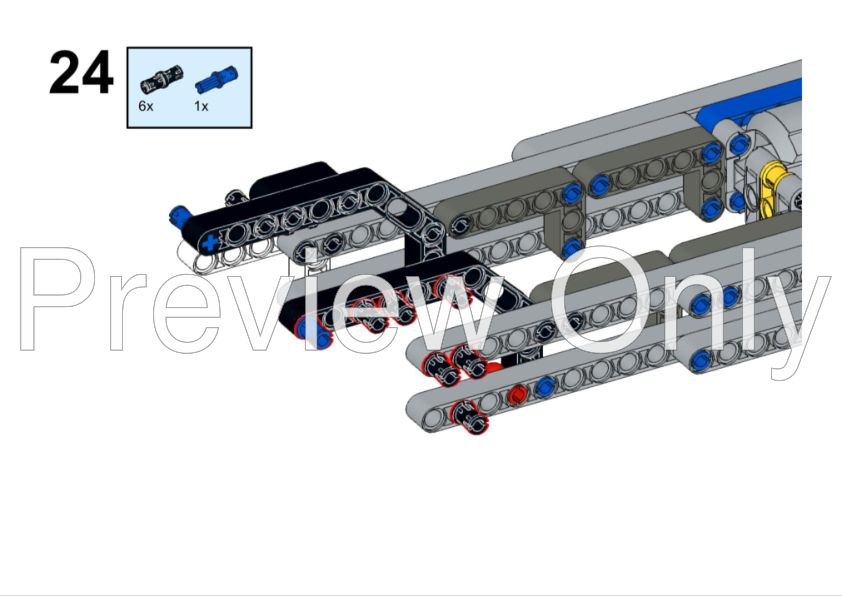 LEGO MOC Toyota Tundra chassis by RedHotRod | Rebrickable - Build with LEGO