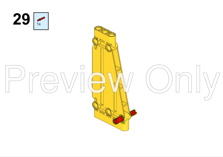 LEGO MOC CAT_D11 Three blade ripper by Edo99 | Rebrickable - Build with ...