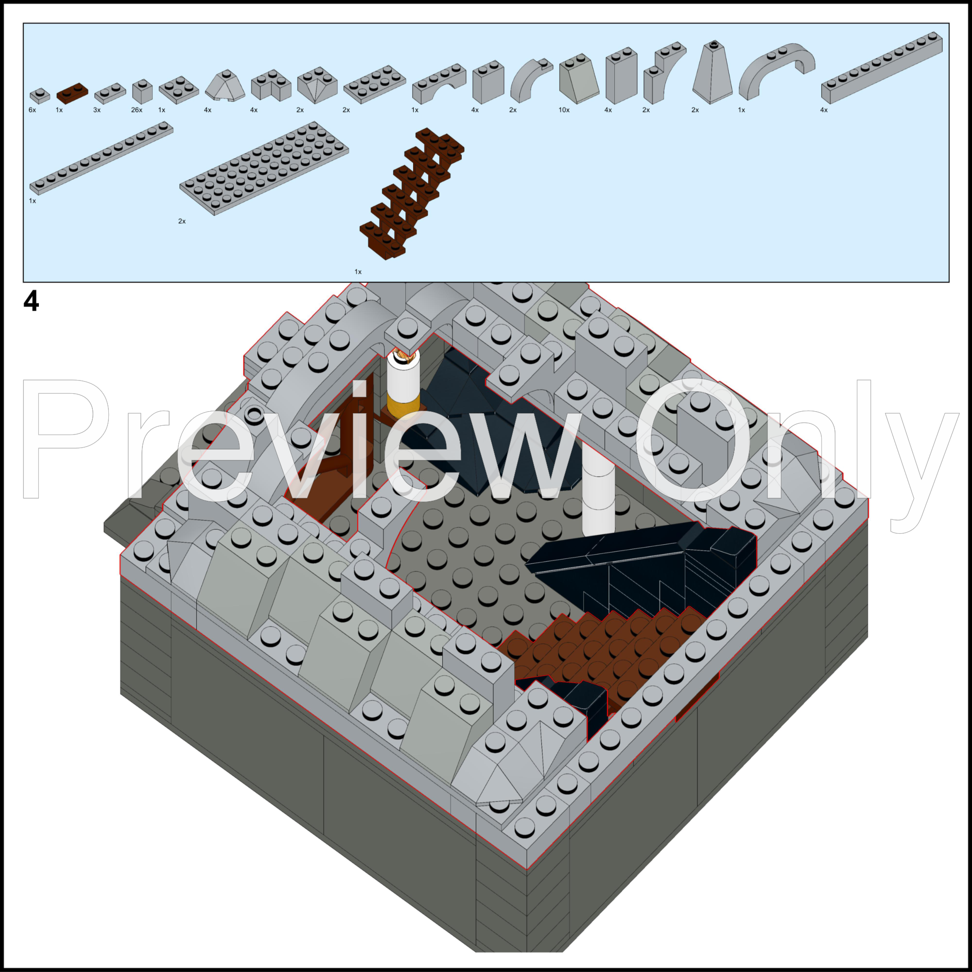 LEGO MOC Abandoned Mining Cave by Muffinasdf | Rebrickable - Build with ...