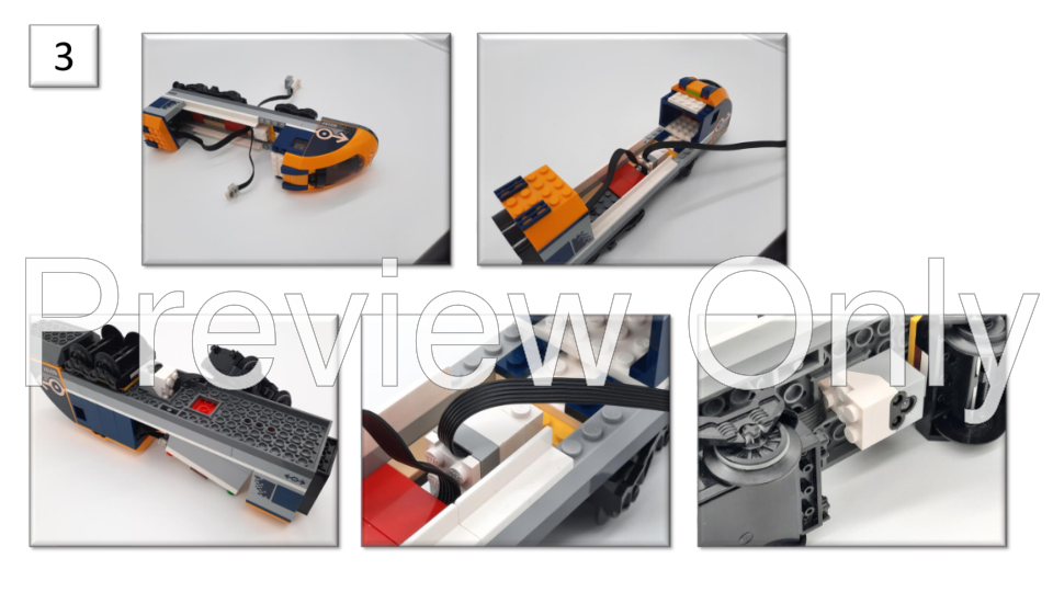 LEGO MOC Passengers Train 60197 with Color Sensor update and Powered Up ...