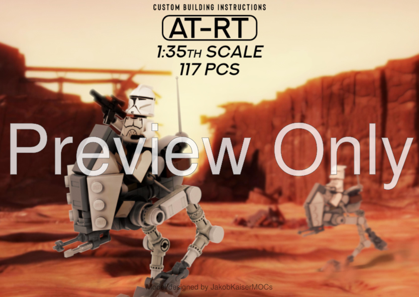 LEGO MOC AT-RT Walker v3 by JakobKaiserMOCs | Rebrickable - Build with LEGO