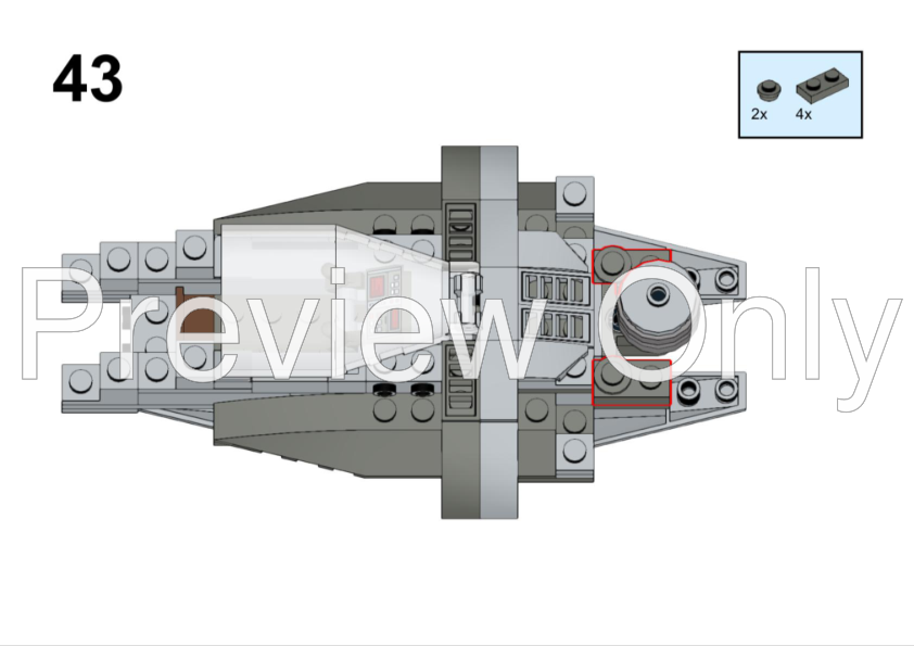 Lego Moc Mandos N 1 Starfighter By Jackbuilds Rebrickable Build