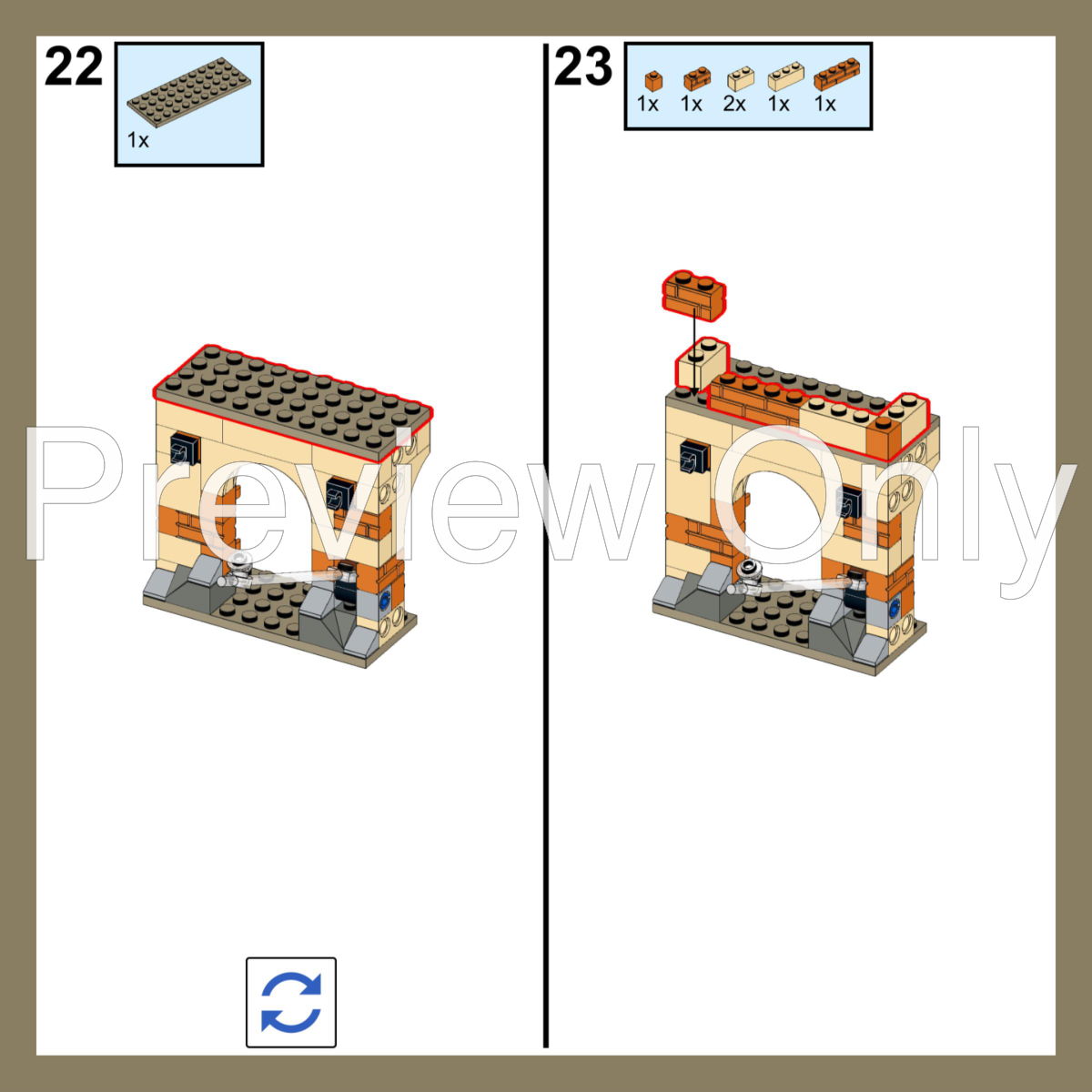 LEGO MOC The Modular HW Castle by pomx | Rebrickable - Build with LEGO