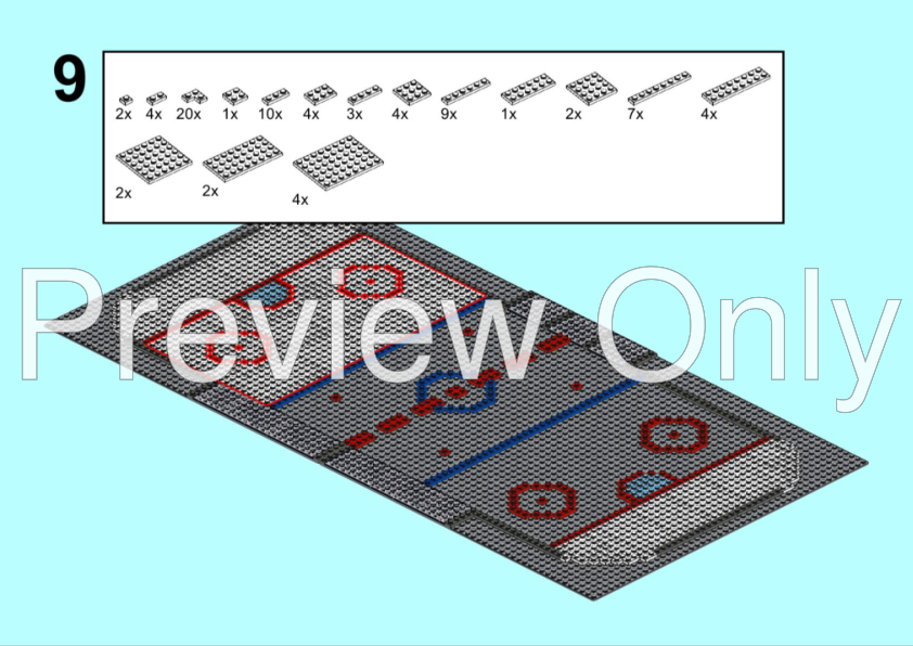 LEGO MOC Ice Hockey Rink by Brick Studs | Rebrickable - Build with LEGO