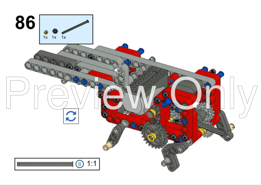 LEGO MOC Running Horse (Horse Automaton) by mechahn | Rebrickable ...