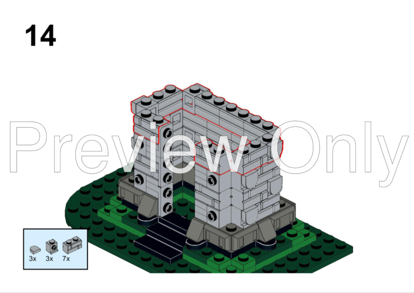 Lego Moc Medieval Tower By Huebre Rebrickable Build With Lego