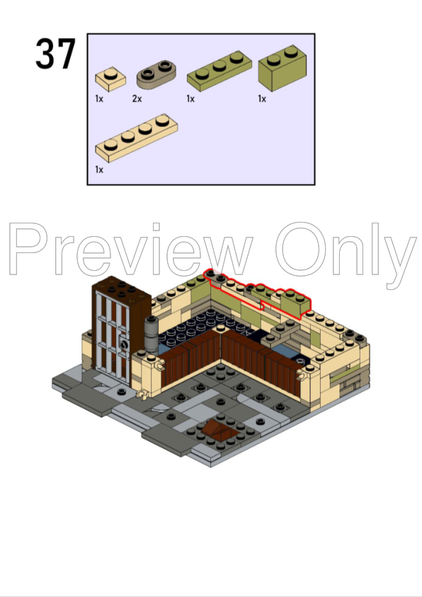 LEGO MOC Modular 16x16 Noodle Shop by Brickjester | Rebrickable - Build ...