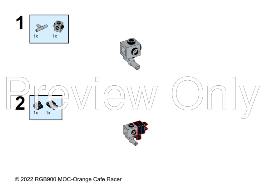LEGO MOC Cafe Racer by RGB900 | Rebrickable - Build with LEGO