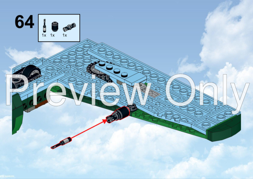 LEGO MOC Dornier Do-335 by BatMetalHeadAFOL | Rebrickable - Build with LEGO