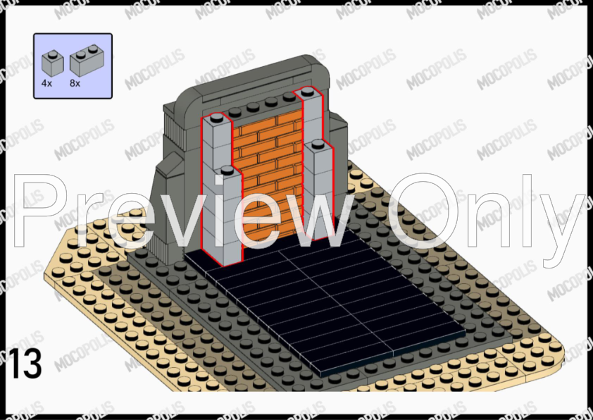 Lego Moc Sw Empire Barracks On Tatooine By Mocopolis Rebrickable