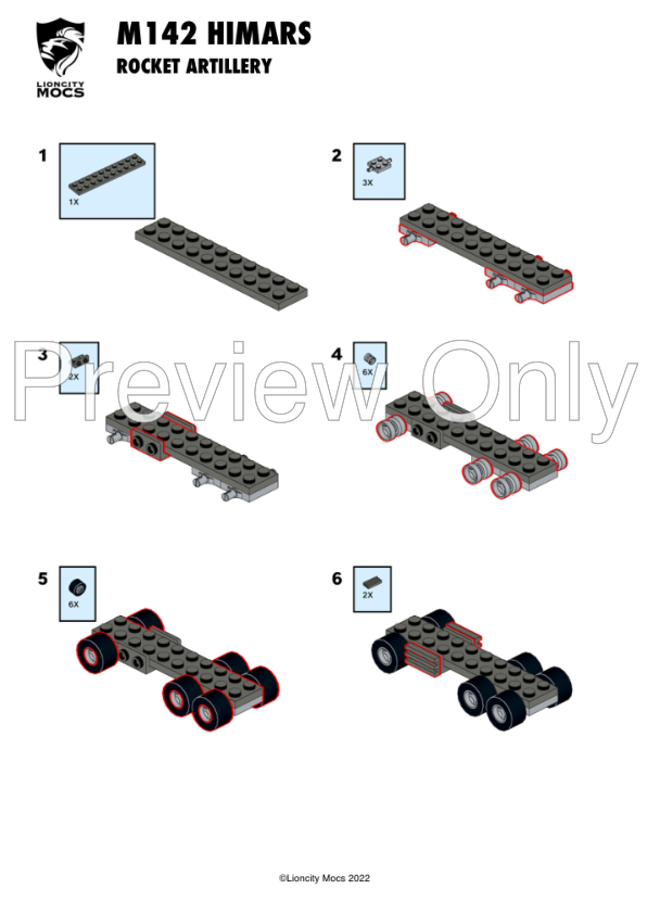 LEGO MOC HIMARS Mini MOC by Lioncity Mocs | Rebrickable - Build with LEGO