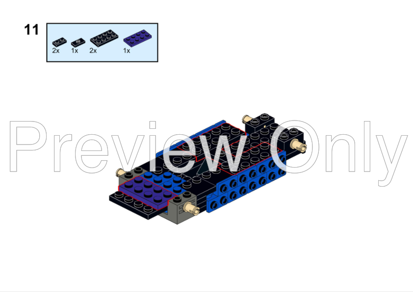 LEGO MOC Jaguar XJR-9 LM 1988 by SFH_Bricks | Rebrickable - Build with LEGO