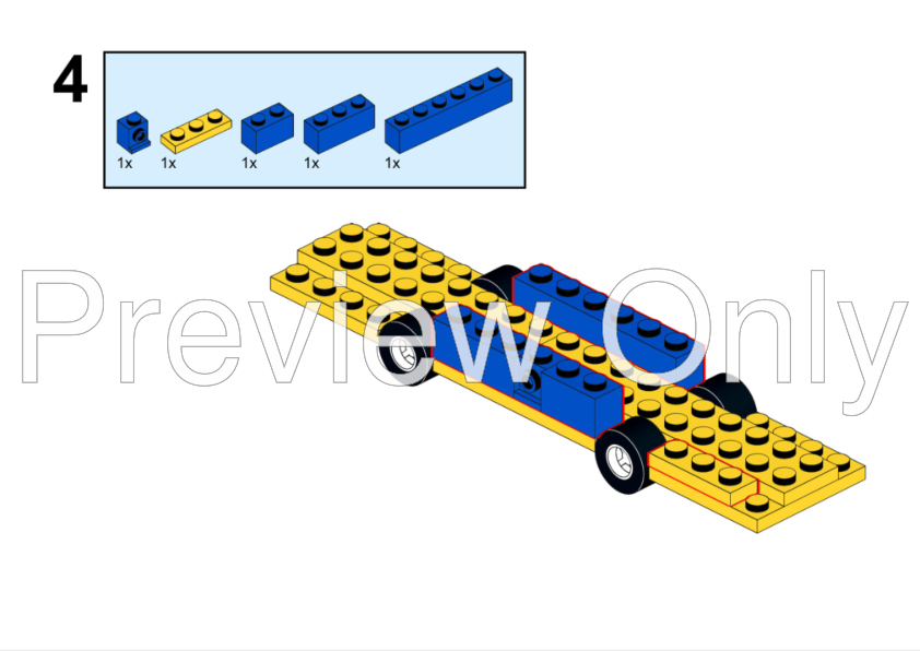 LEGO MOC Single Deck City bus based on DACTA 9354 - 4 stud wide Town ...