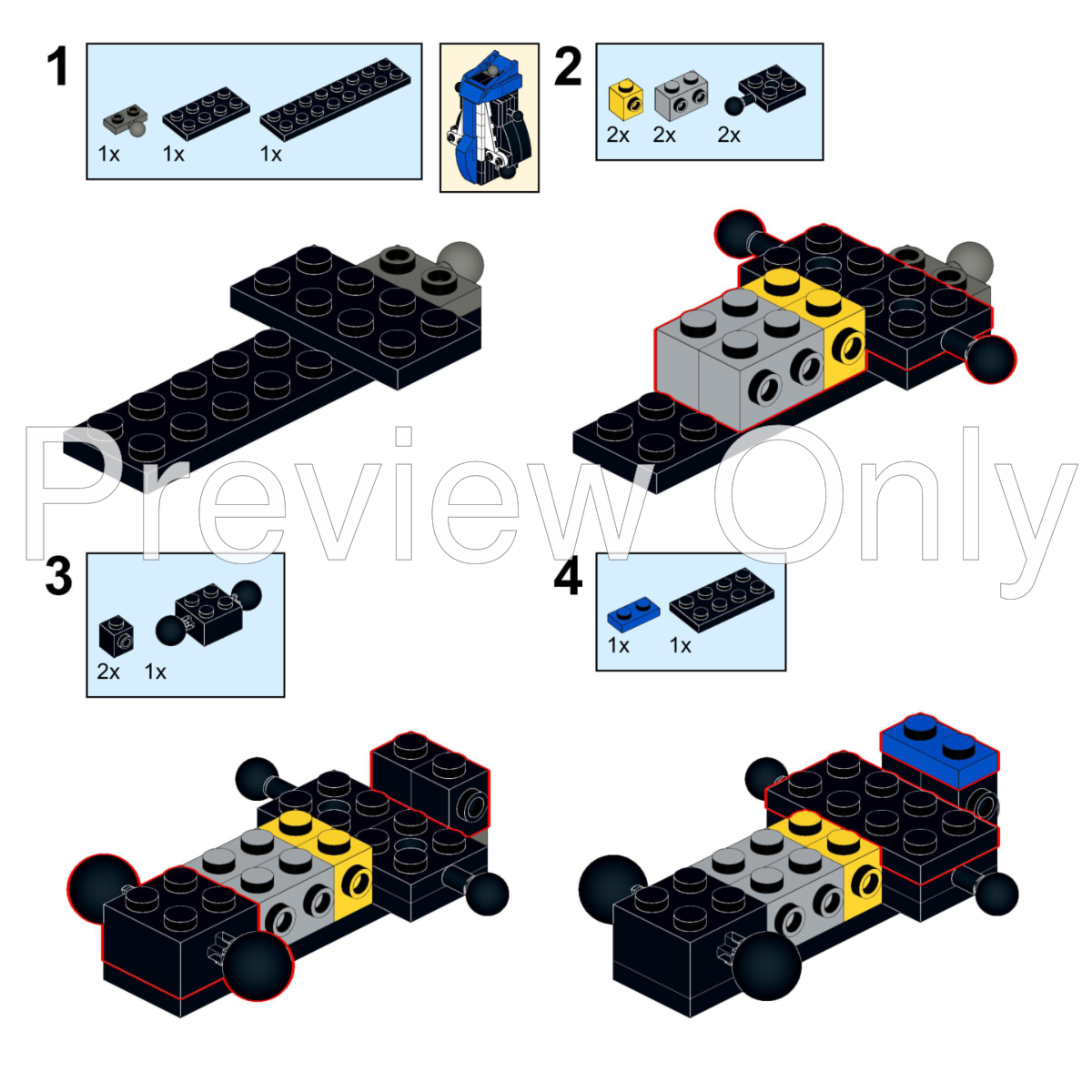 LEGO MOC PC-Penguin King by pino_creations | Rebrickable - Build with LEGO