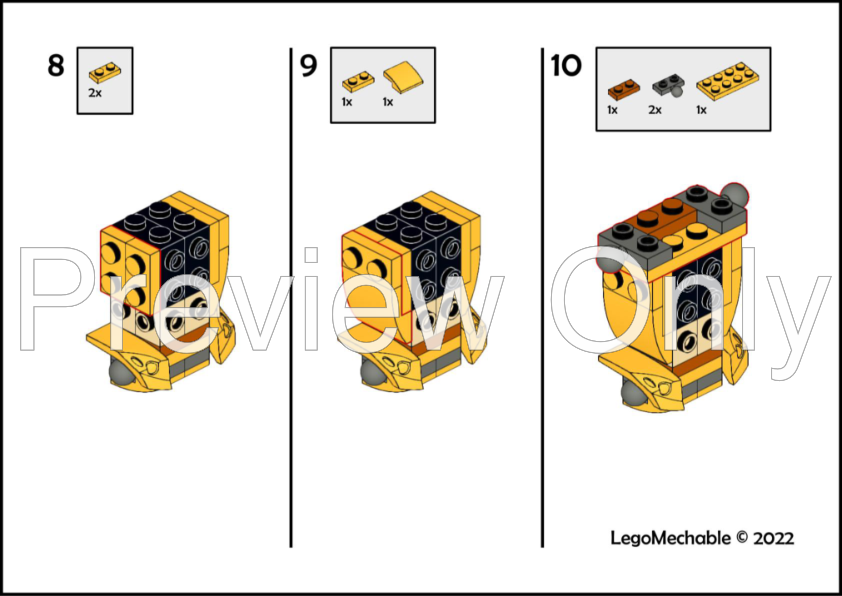LEGO MOC 31112 - Agumon by LegoMechable | Rebrickable - Build with LEGO