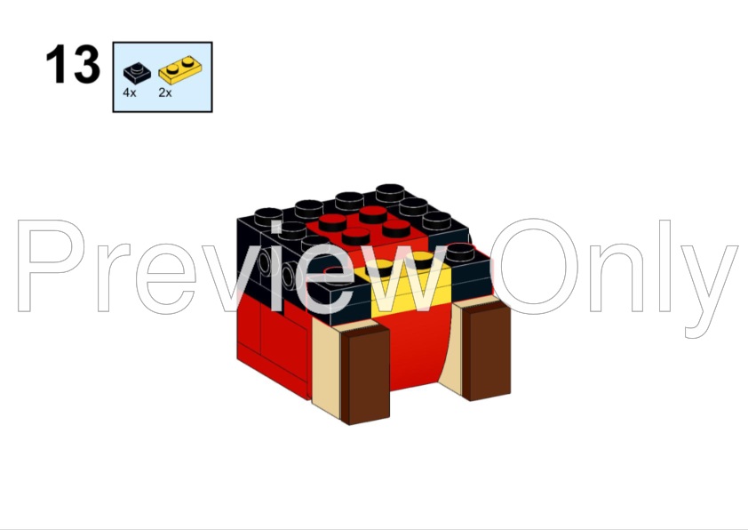 LEGO MOC Pinocchio Brickheadz by macetoy | Rebrickable - Build with LEGO